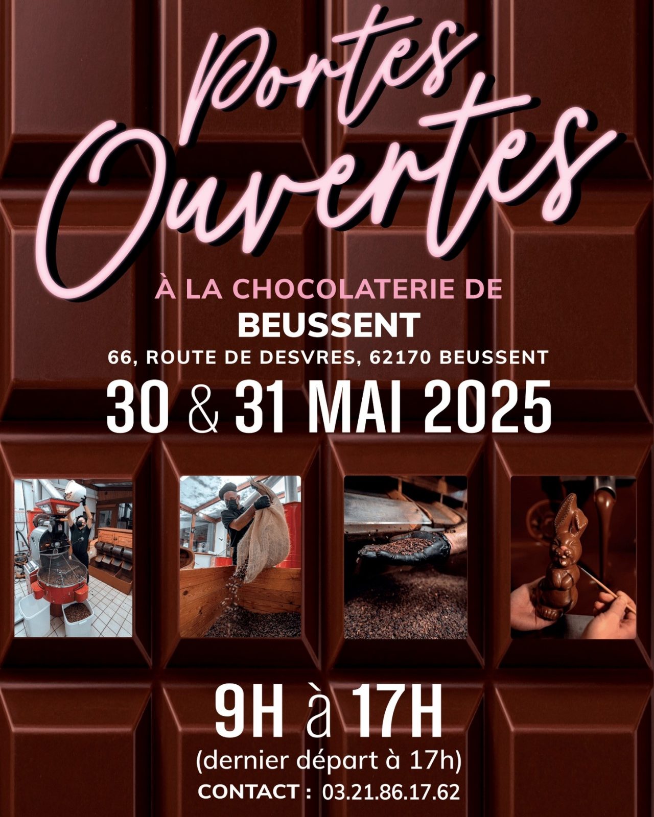 Portes ouvertes à la Chocolaterie de Beussent à BEUSSENT - Côte d'Opale